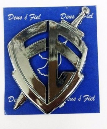 Placa escudo da fé MÉDIO - Palacio dos evangelicos